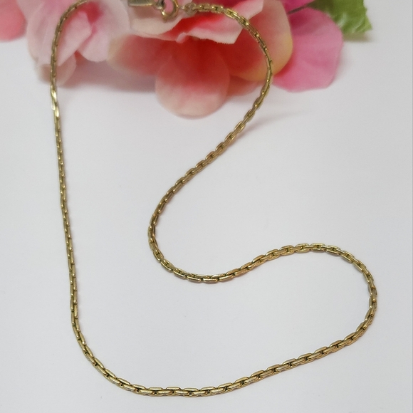 Biagi | Jewelry | Vintage Biagi Gold Tone Square Box Link Chain Choker ...